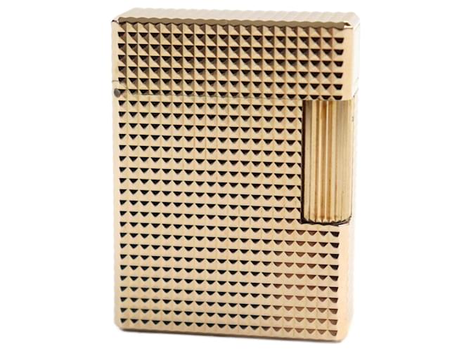 & Other Stories Dupont Diamond Head Roller Gas Lighter Pink Gold Metal ...