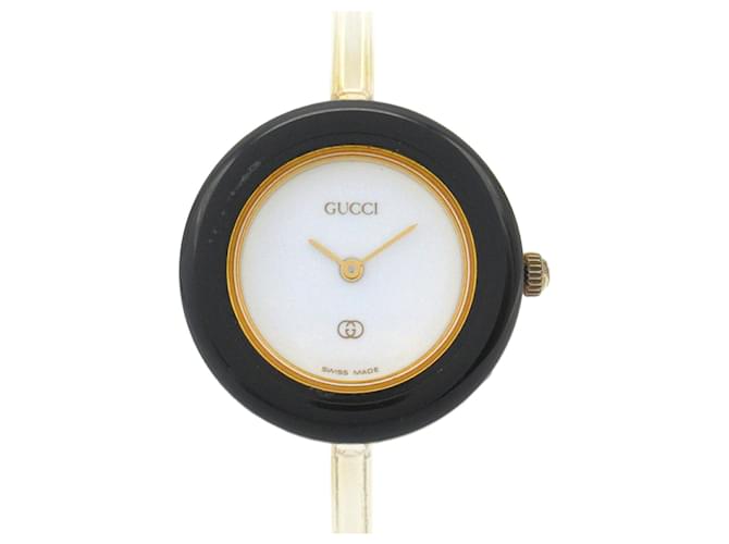 Gucci Change Bezel GP White Steel ref.2291587 - Joli Closet