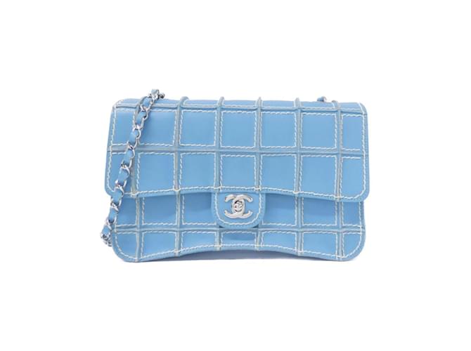 Chanel 19150 Light Blue Leather Shoulder Bag ref.2313164 - Joli Closet