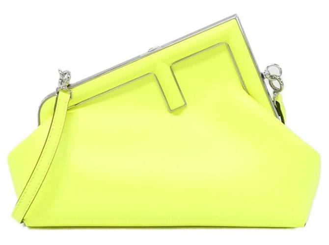 Fendi Fendi First Leather Bag Yellow ref.2347877 - Joli Closet