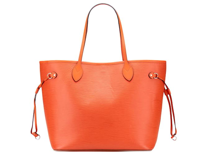 Louis Vuitton Orange Epi Neverfull MM Leather ref.2356530 - Joli Closet