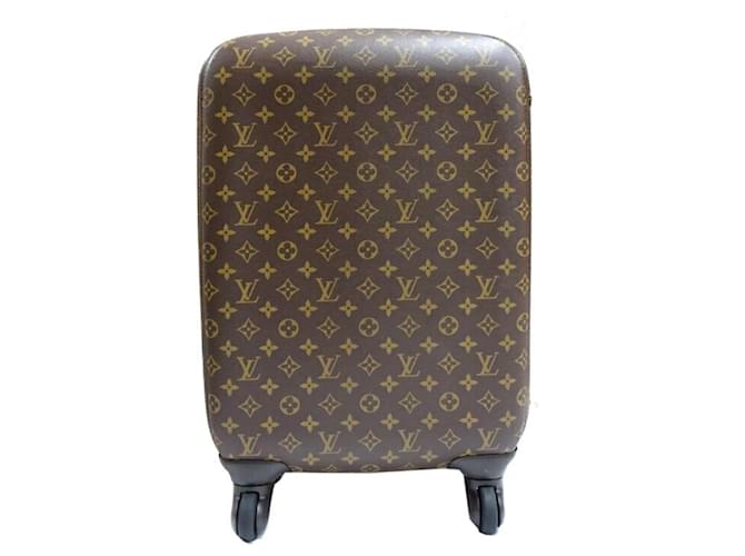 Louis Vuitton Zephyr 55 Carry-on Luggage Brown Patent leather ref ...