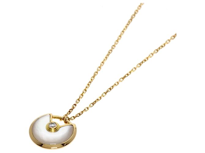 Cartier Amulet XS Shell and Diamond Necklace Yellow ref.2391263 - Joli ...