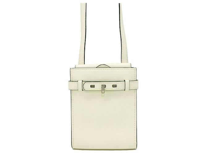 Valextra White Shoulder Bag Leather ref.2427040 - Joli Closet
