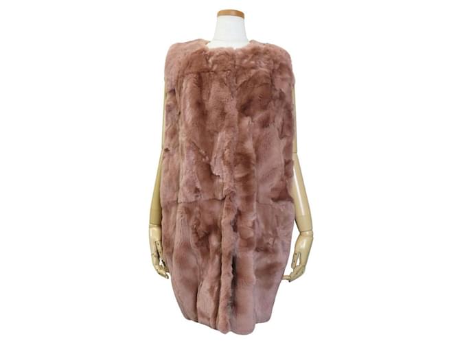 Marni Fur Coat Beige Cotton Rayon ref.2384433 - Joli Closet