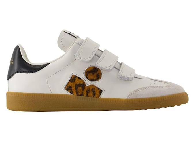 Beth Gb Sneakers - Isabel Marant - Leather - White Pony-style calfskin ...