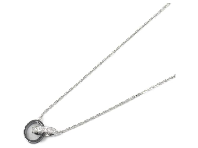 Cartier Baby Love Au750 Ceramic Diamond Necklace Metal ref.2455092 ...