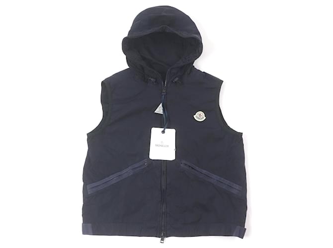 Moncler TOUQUES GIUBBOTTO Nylon Jacket Blue Navy blue ref.2470124 ...