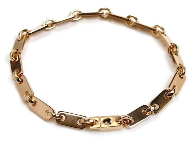 Cartier Figaro Au750 Bracelet Size 17 Golden ref.2476431 - Joli Closet