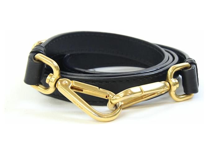 Prada Black Leather Shoulder Strap ref.2478807 - Joli Closet