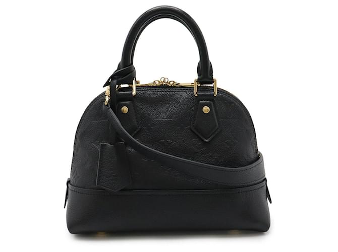 Louis Vuitton Neo Alma BB Monogram Empreinte 2way Bag Black Leather ref ...