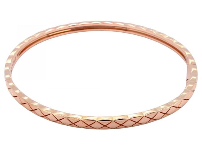 Chanel Coco Crush Mini Bangle in Pink Gold (Sold) - Joli Closet