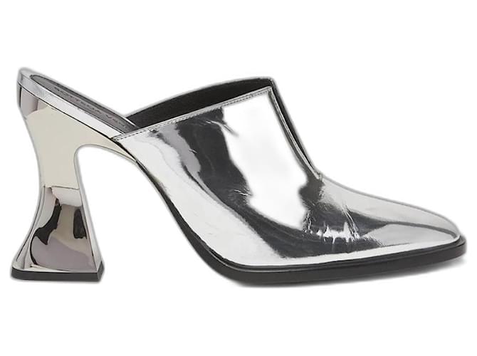 Bottega Veneta Che Cha Mule Silvery Leather ref.2505678 - Joli Closet