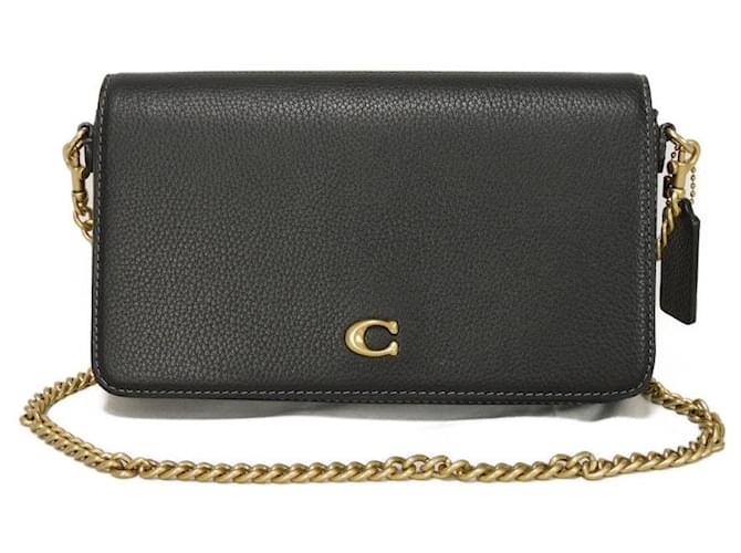 Coach Mira Crossbody Polished Pebble Leather Signature Coated Canvas ...