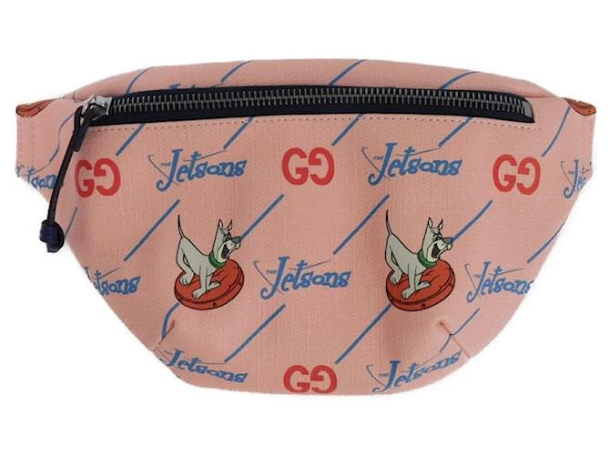 Gucci The Jetsons PVC Canvas Waist Bag Pink Cloth ref.2517595 - Joli Closet