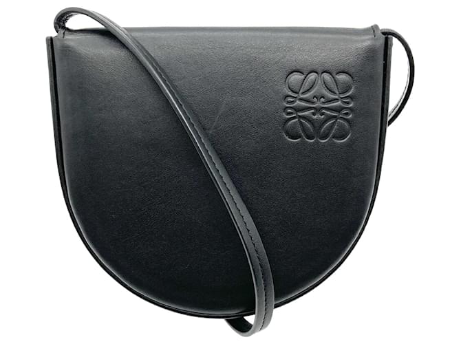 Loewe Mini Heel Pouch Shoulder Bag Black Leather ref.2526995 - Joli Closet