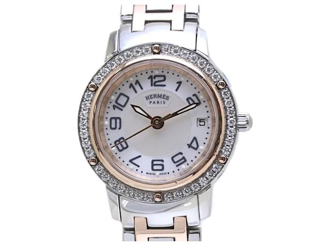 Hermès Hermes Clipper Nacré Classic Bezel Women's Watch ref.2558885 ...