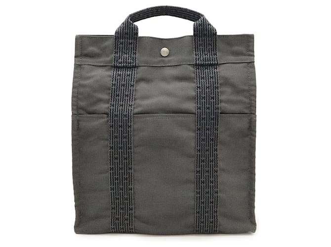 Hermès HERMES Air Line Sac Ado MM Backpack Shoulder Bag Brown Cloth ref ...