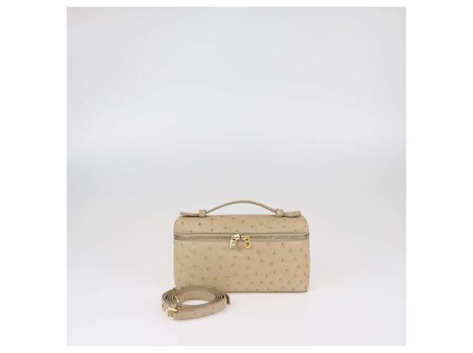 Loro Piana Orix Ostrich Extra Pocket L19 Pouch Ostrich leather ref ...