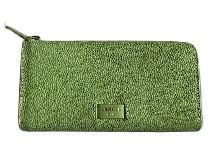 Lancel Wallets Green Leather ref.2593253 - Joli Closet