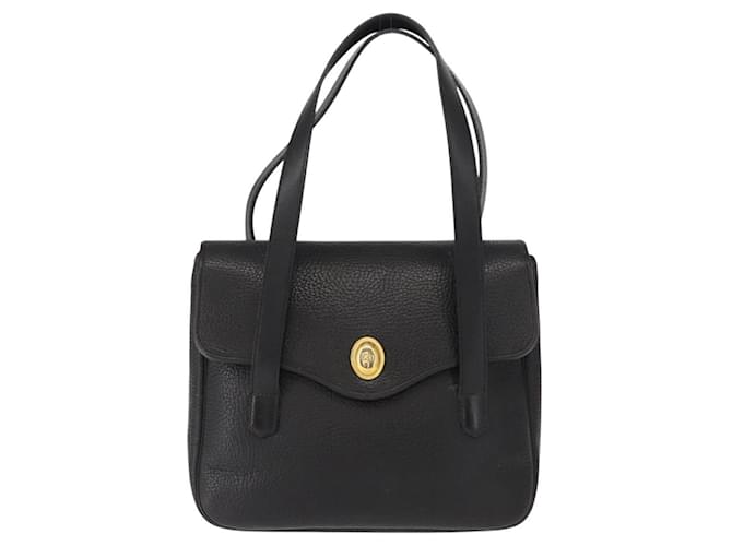 Christian Dior Vintage CD Handbag Leather Black ref.2600291 - Joli Closet