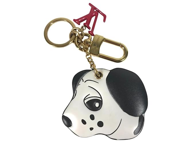 Louis Vuitton Dalmatian Dog Keychain Black White ref.2601224 - Joli Closet
