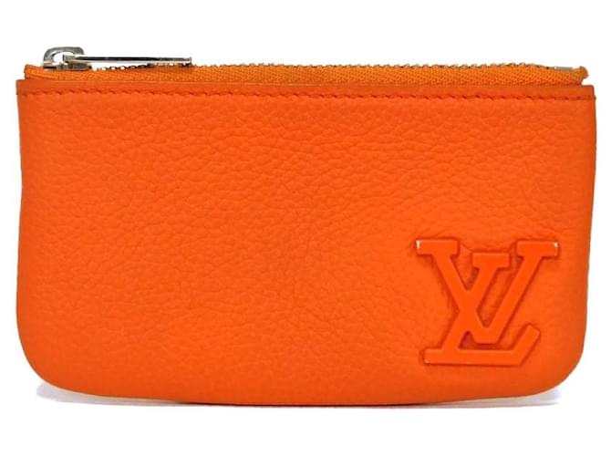 Louis Vuitton Aerogram Grained Calf Leather Card Key Coin Case (Sold ...