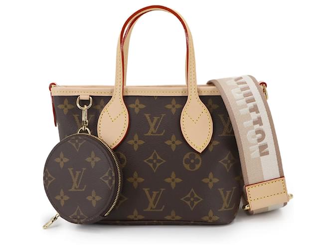 Louis Vuitton Monogram Neverfull BB Tote/Shoulder Bag Brown Beige ...