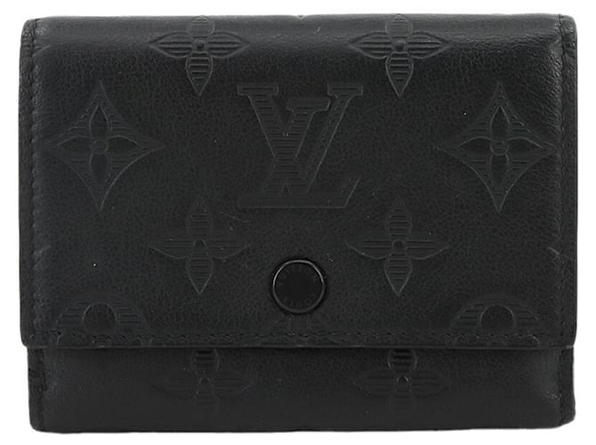 Louis Vuitton Monogram Shadow Victor Wallet Black Cloth ref.2615179 ...