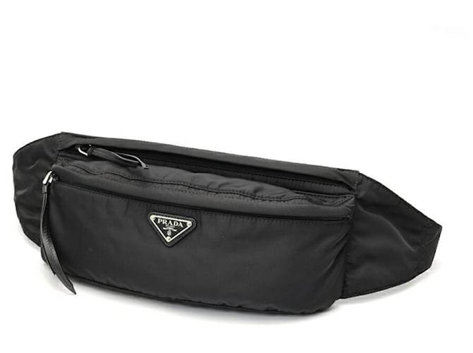 Prada Black Fanny Pack Cloth ref.2615345 - Joli Closet