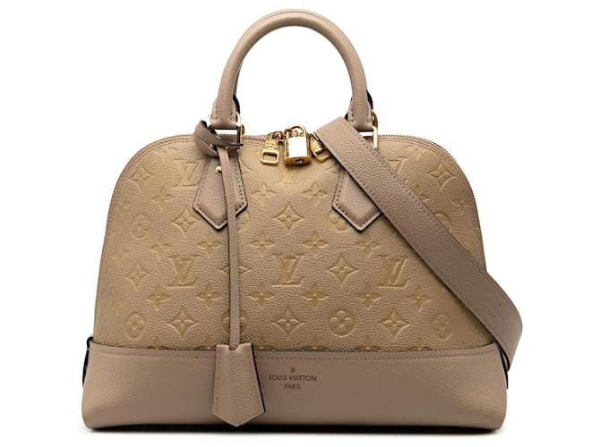 Louis Vuitton Sac Neo Alma PM en Monogram Empreinte Marron Cuir Toile ...