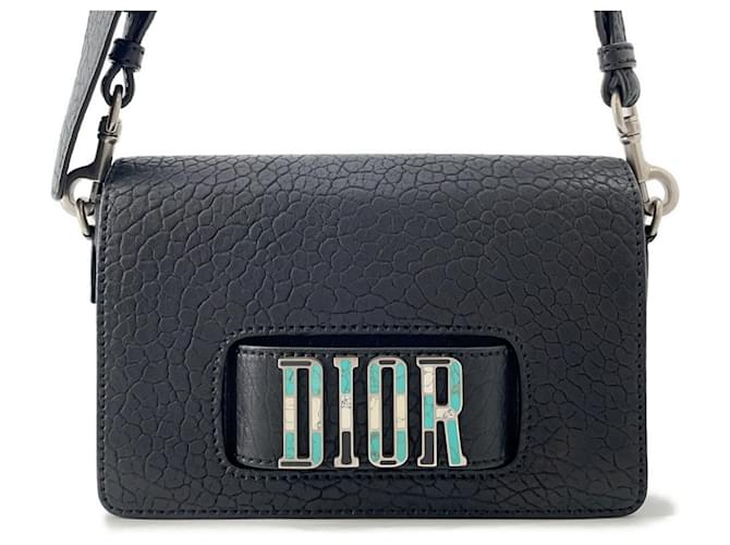 Christian Dior Evolution Mosaic Leather Shoulder Bag Black ref.2630074 ...