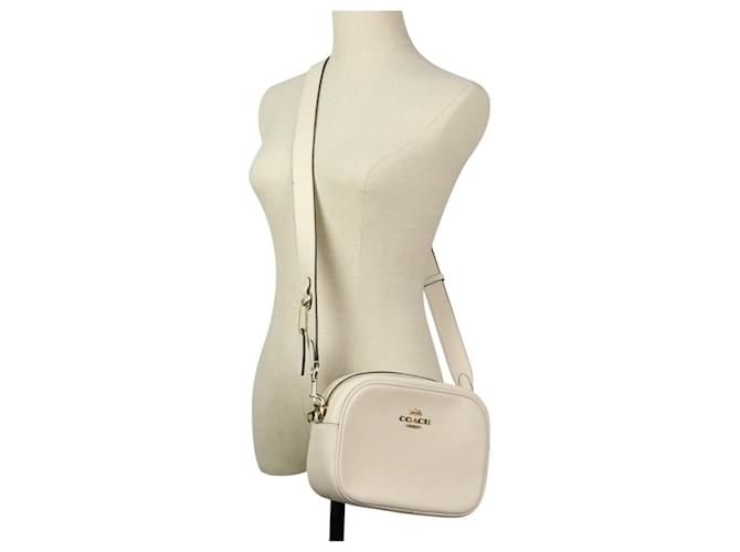 Coach Jamie Leather Camera Bag Shoulder Bag White Cream ref.2635229 ...