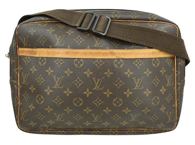 Louis Vuitton Reporter Bag Monogram Canvas GM Brown Cloth ref.2636465 ...