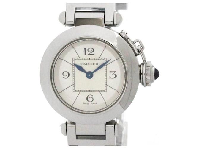 Cartier Miss Pasha Stainless Steel Quartz Ladies Watch ref.2670345 ...