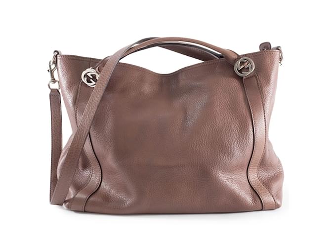 Gucci Miss GG Handbag in Brown Leather (Sold) - Joli Closet