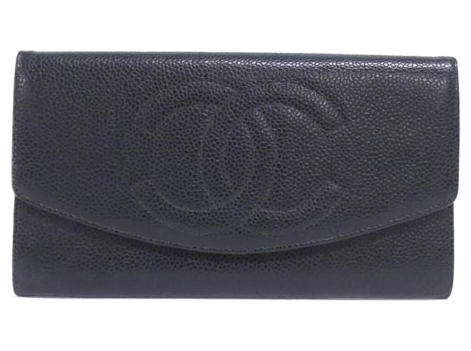 Chanel Timeless CC Line Wallet Dark green ref.2692854 - Joli Closet