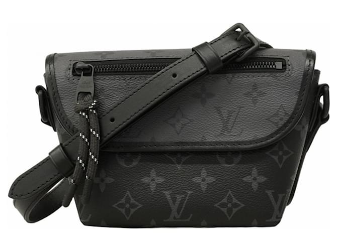 Louis Vuitton Monogram Eclipse Reverse Pulse Shoulder Bag Brown Black ...
