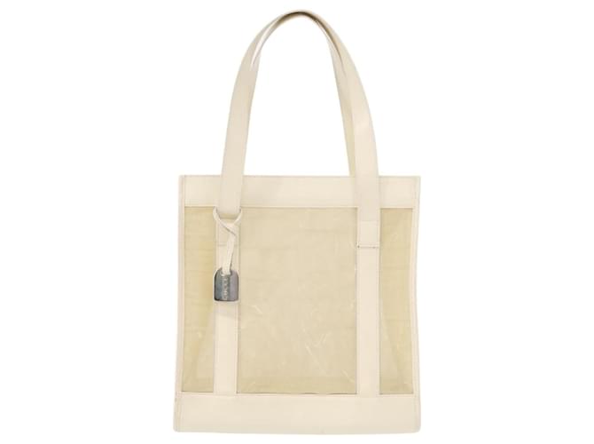 Gucci Vintage tote Vinyl Beige Plastic ref.2759190 - Joli Closet
