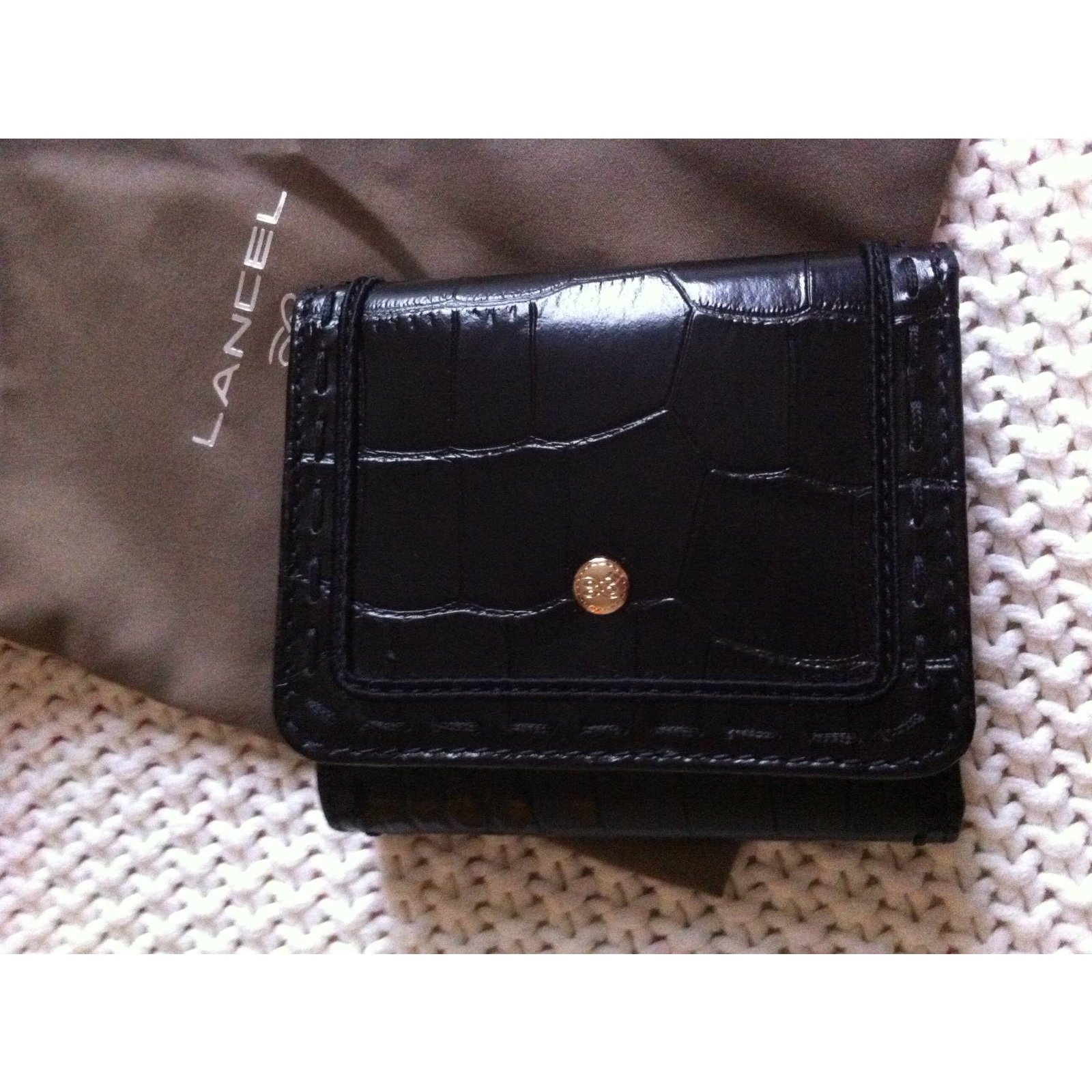 Lancel Wallets Black Patent leather ref.6019 - Joli Closet