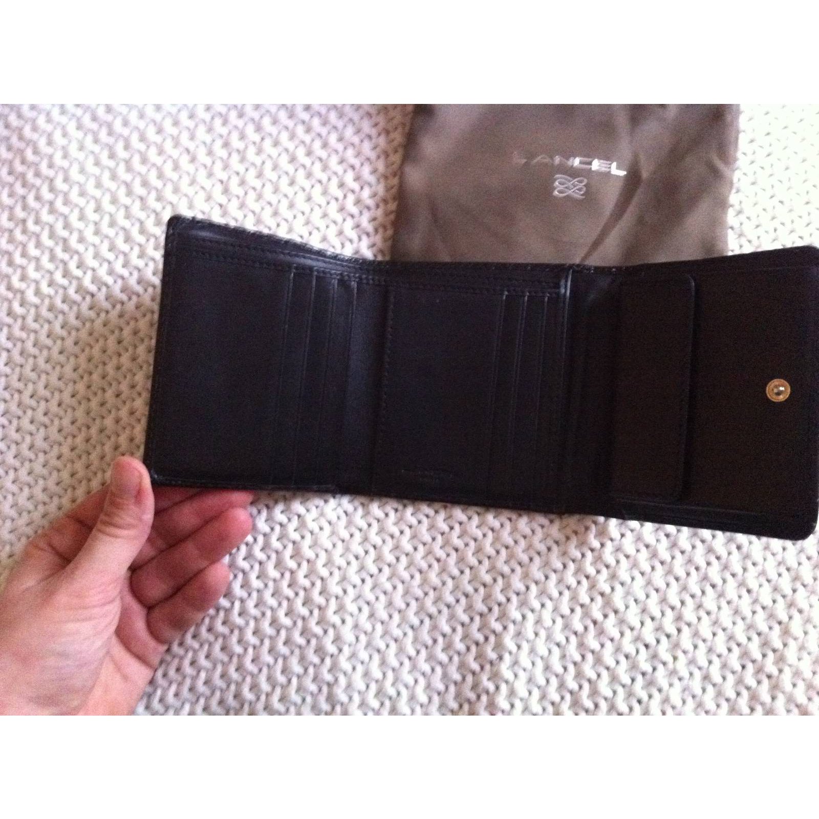 Lancel Wallets Black Patent leather ref.6019 - Joli Closet