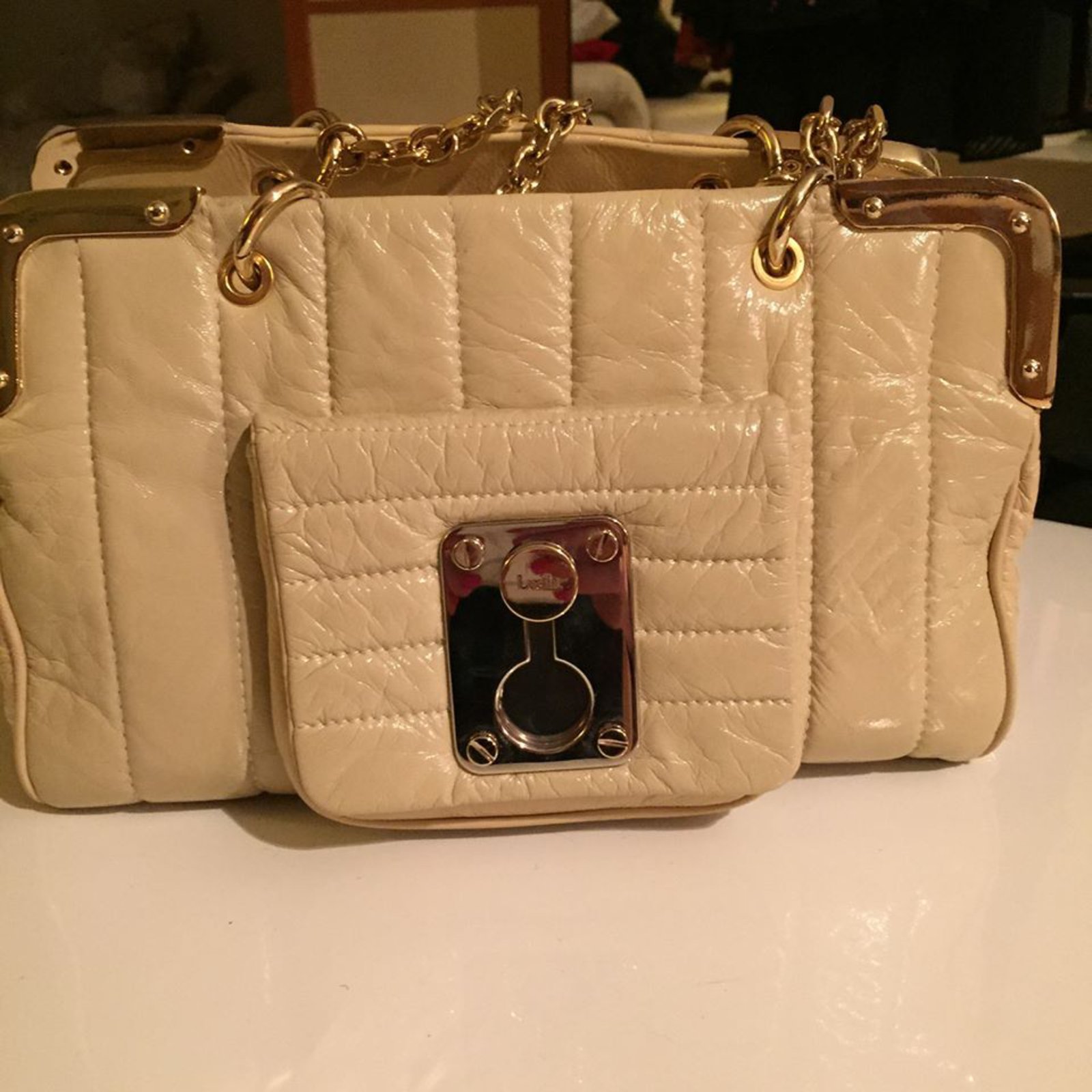 Luella Handbags Beige Patent leather ref.7283 - Joli Closet