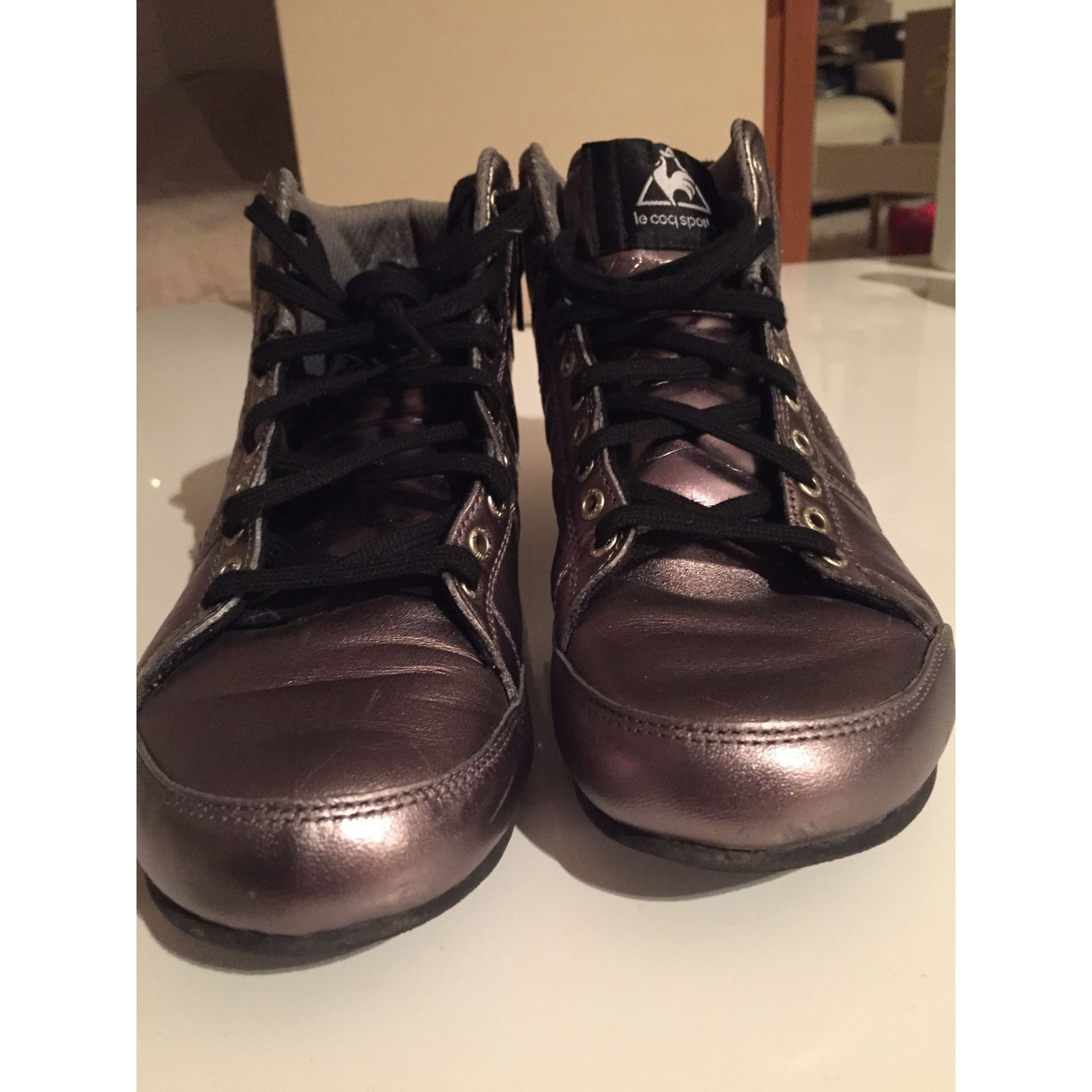 Autre Marque Sneakers Metallic Leather ref.7538 - Joli Closet