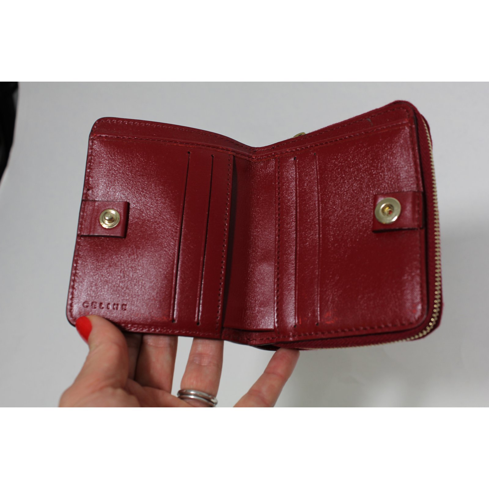 Céline Wallets Red Patent leather ref.9521 - Joli Closet