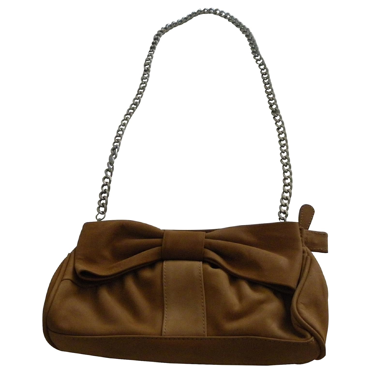 Mellow Yellow Handbags Chestnut Leather ref.14009 - Joli Closet