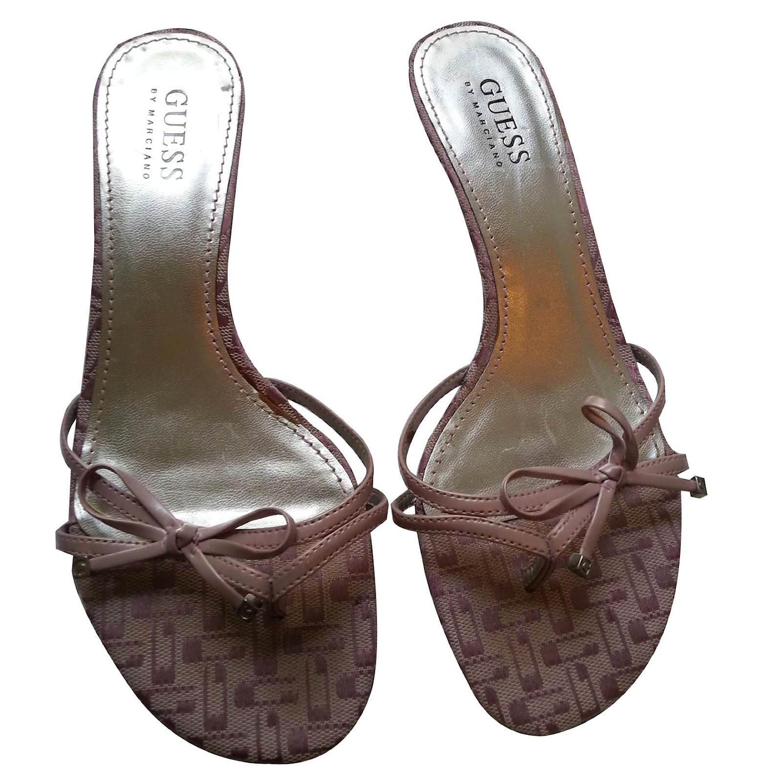 Guess Sandals Pink Leather ref.15329 - Joli Closet
