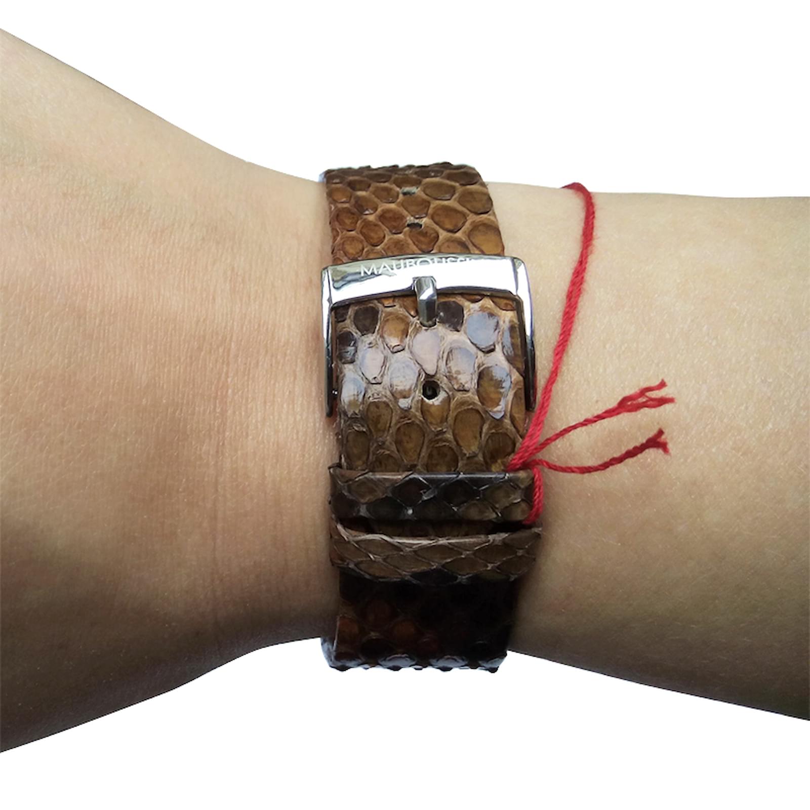 Mauboussin Montre Femme "L'heure du Python" - Boîtier réversible ...