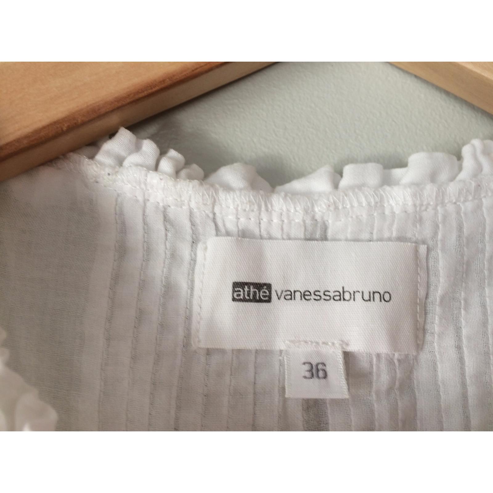 Vanessa Bruno Athe Top White Cotton ref.16900 - Joli Closet