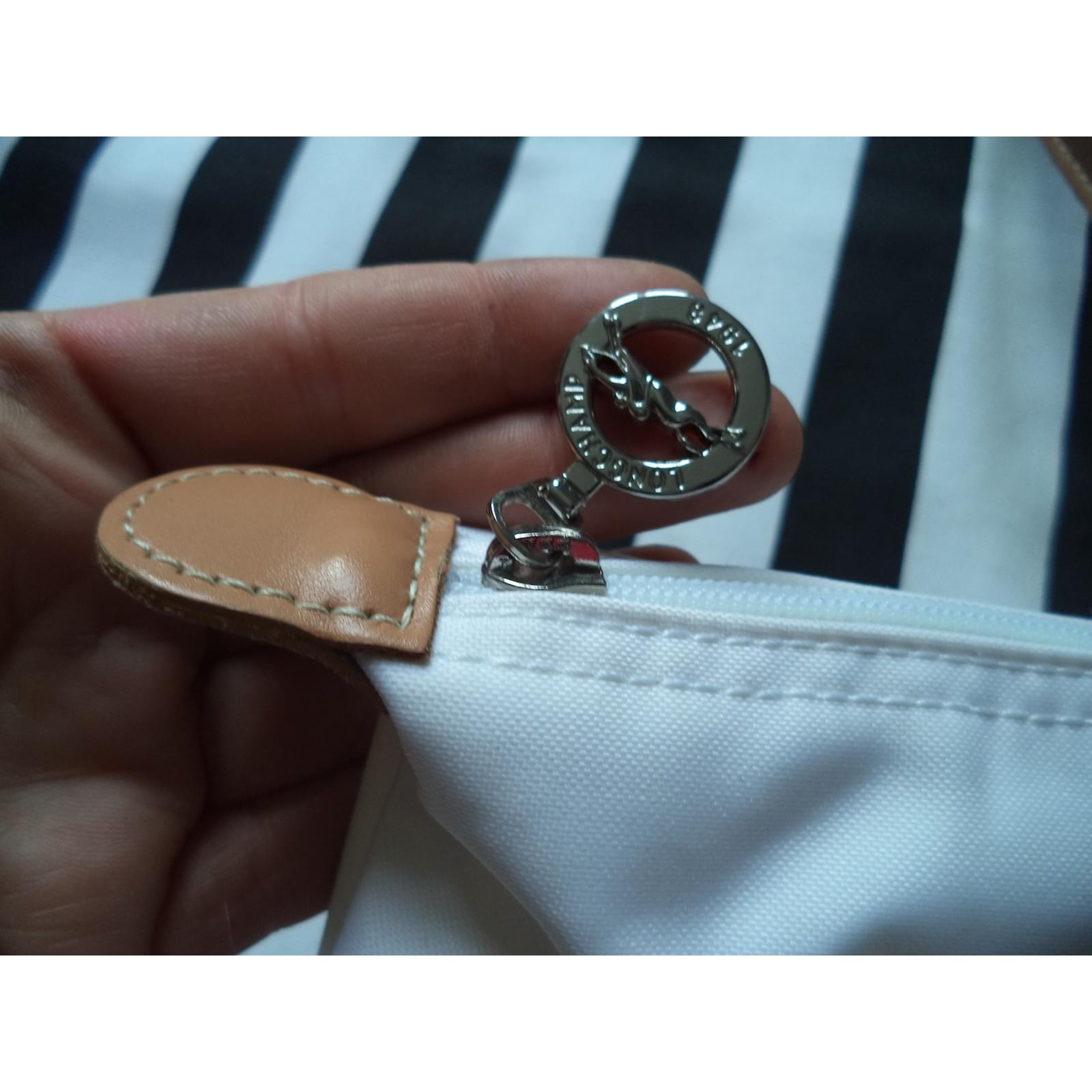 Longchamp Pliage XL White Cloth ref.17605 - Joli Closet