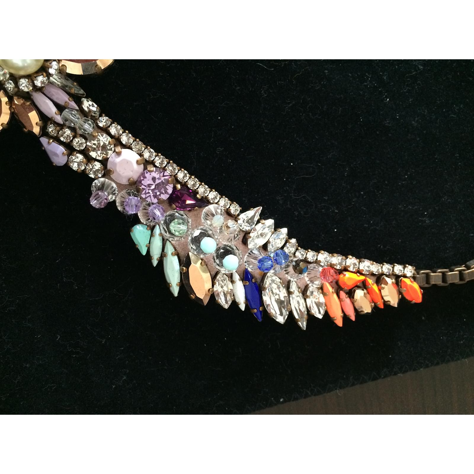 Shourouk Necklaces Multiple colors Pearl ref.18333 - Joli Closet